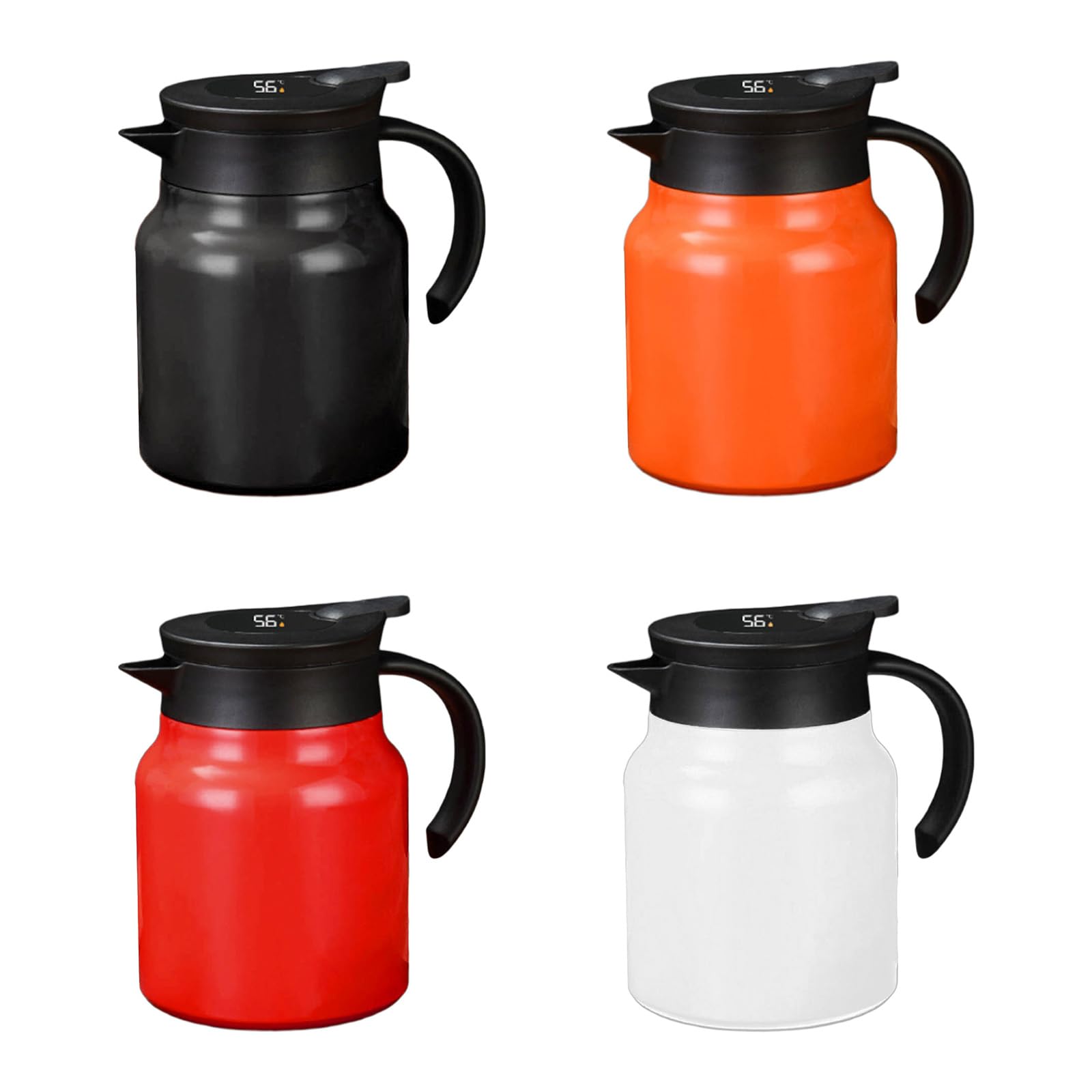 1000ML Hot Water Boilers Electric Kettle With Handle Stainless Steel Tea Kettle Removable Tea Infuser Insulated Pot Electric Kettle