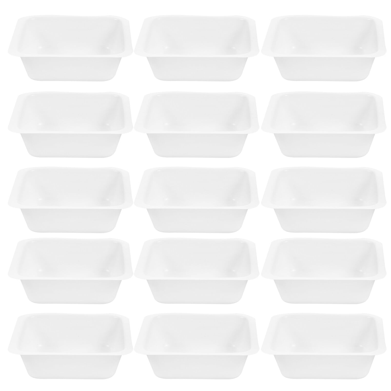Baluue Weigh Boats - 20pcs Plastic Square Large Weigh Boats for Scale, Anti-Static Weighing Dishes for Powders Liquids, Lab Boat Dish Container Lab Mixing Pan for Measuring