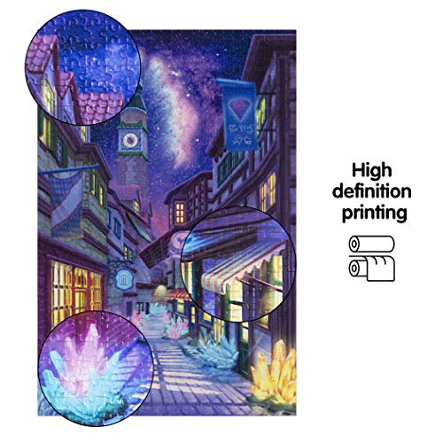 Becko US Puzzles for Adults 1000 Piece Puzzle for Adults Jigsaw Puzzles 1000 Pieces for Adults and Kids (Silent Alley)