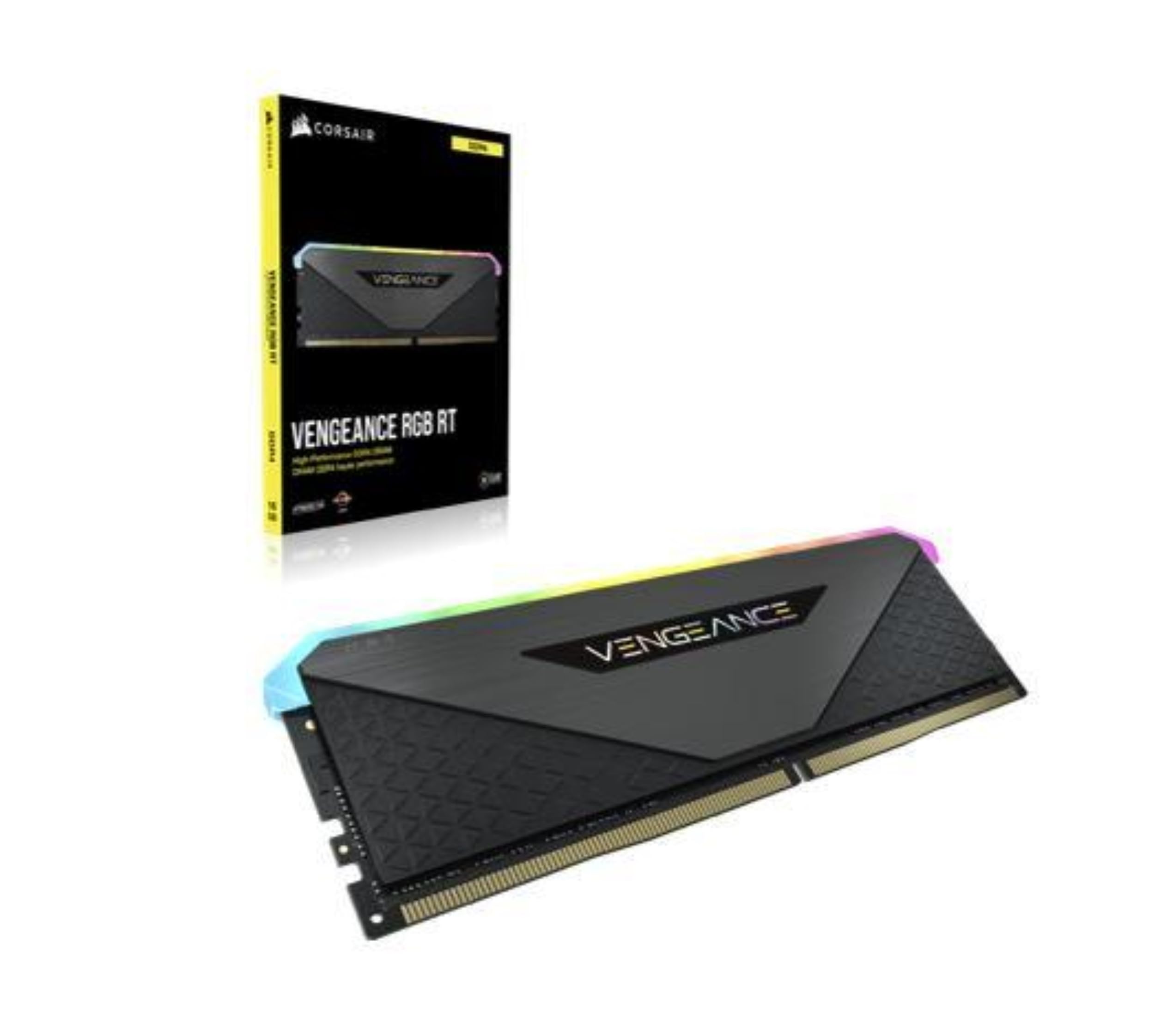 CORSAIR VENGEANCE RGB RT 64GB (2x32GB) DDR4 3200 (PC4-25600) C16 1.35V Desktop Memory
