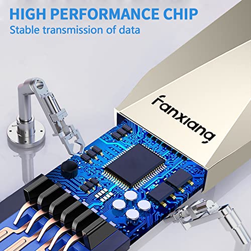 Fanxiang USB 32GB Flash Drive 3.1, Read Speed up to 250MB/S, USB Thumb Drive Portable Small High-Speed Storage Memory Stick, Suitable for PC/Tablet/Mac/Laptop(Silver)