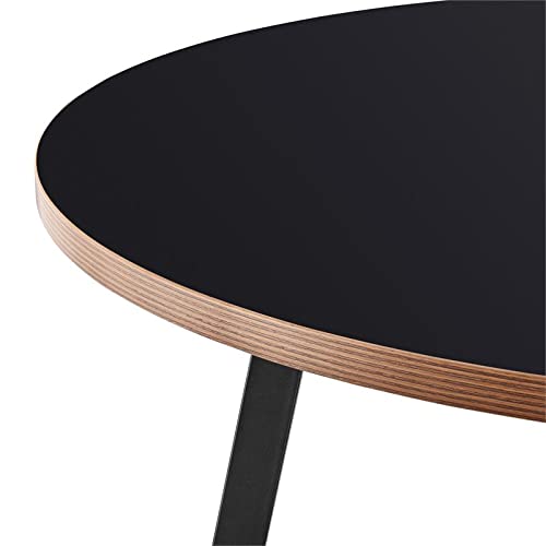 Courtdale 42" Round Table - Black