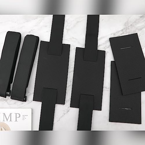8pcs Water Mat Straps with Pad Protectors Set, Foam Flotation Pad Strap Water Mat Storage Straps Floating Mat Replacement Straps Lily Pads for Lake for Most Water Mats