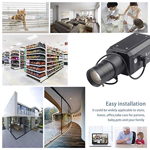 Vanxse CCTV 1/3 CCD HD 960H Auto Iris 1000tvl 6-60mm F1.6 Varifocal Lens Bullet Box Camera Surveillance Indoor/Outdoor Security Camera