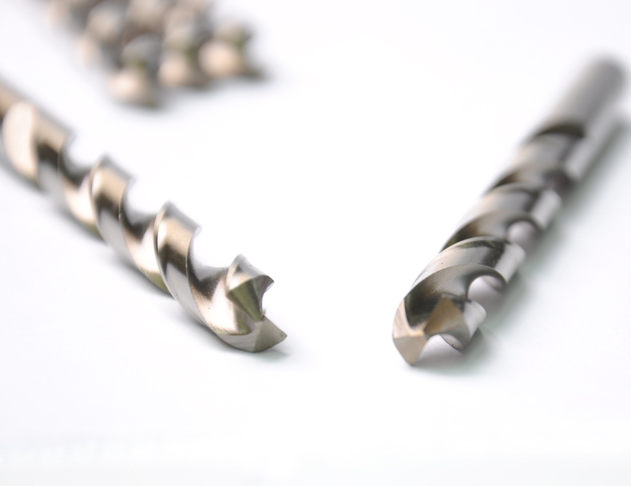 5PCS, 3/8", Cobalt Twist Drill Bits