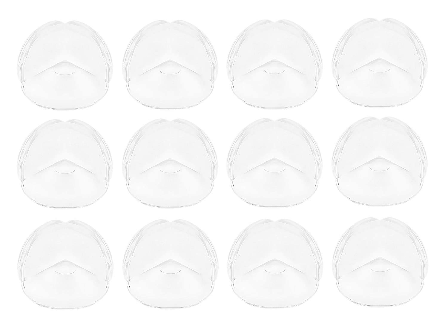 Table Corner Protector for Baby, Child Proof Furniture Edge Guard, Clear - 12 Pack