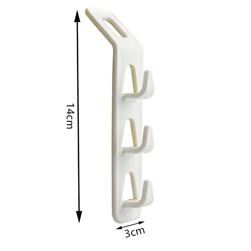 12pcs Clothes Hanger Connector Hooks Plastic 3 Layer Cabinet Clothes Connection Cascading Clothes Hanger Hooks Folding Storage Clothes Rack Organizer Accessories