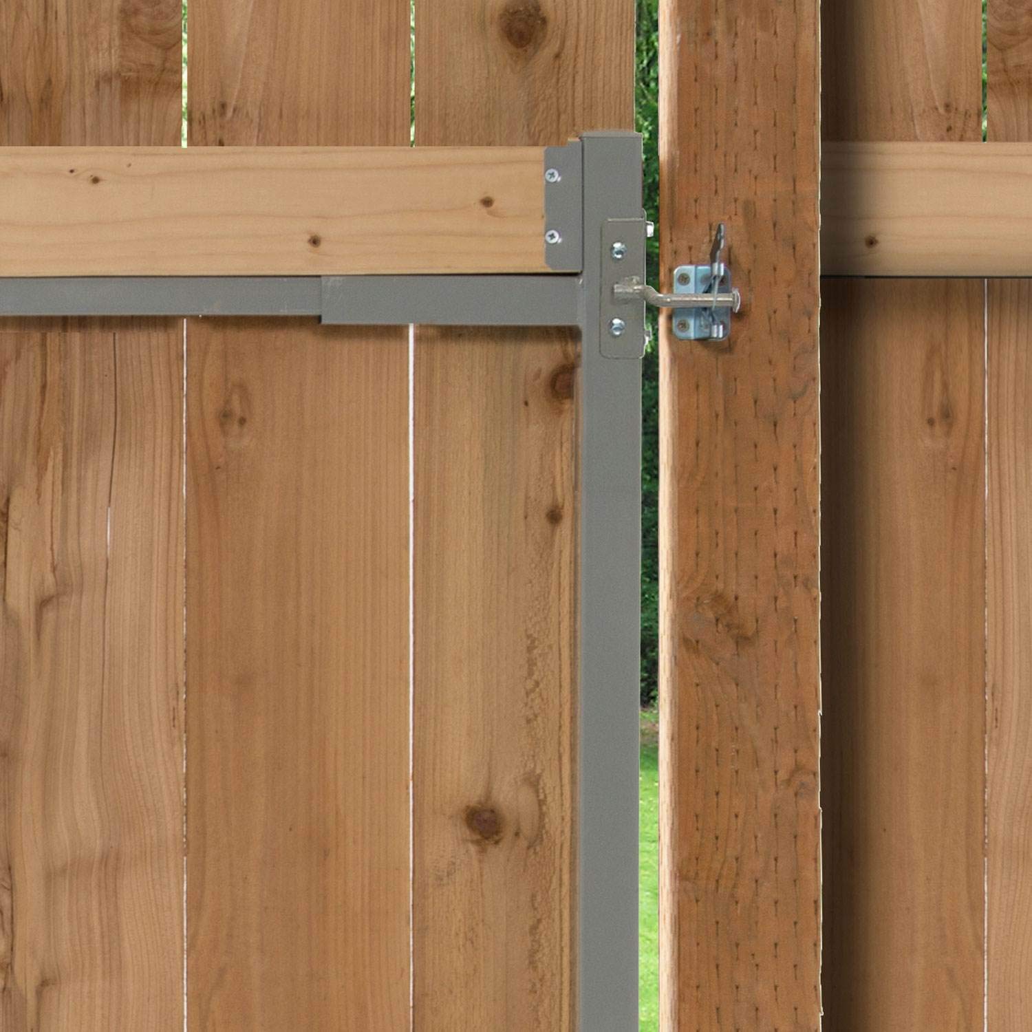 Adjust-A-Gate Steel Frame Anti Sag Impervious to Fade & Rust Adjustable Gate Building Kit with Patented Truss Cable System & Telescoping Bars, 2 Pack
