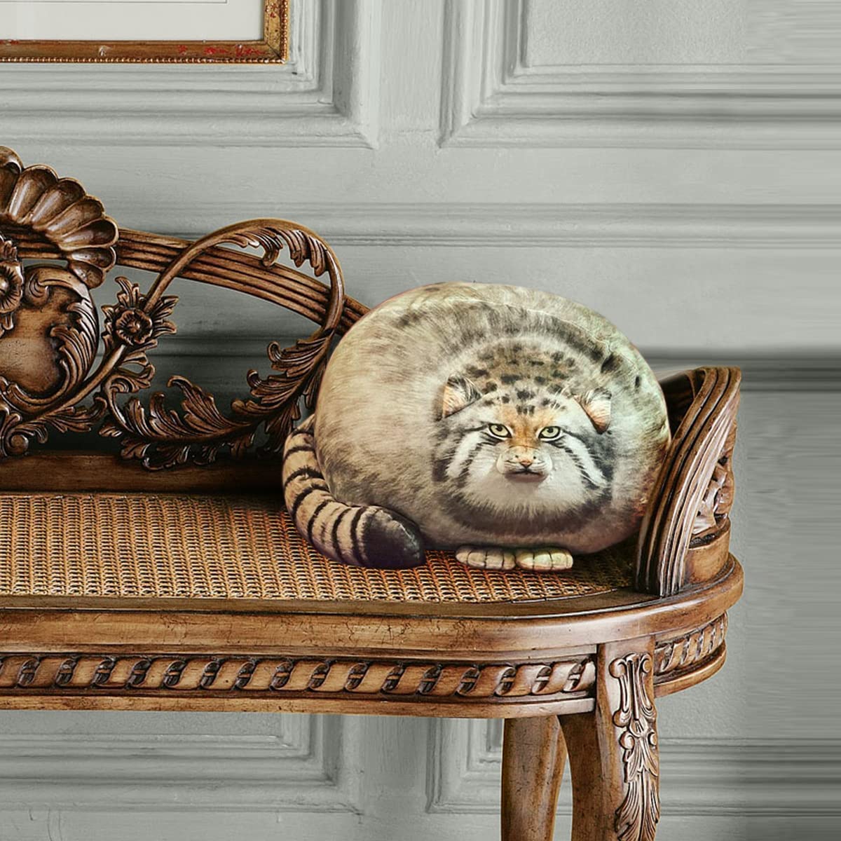 18 in Steppe Cat Pillow, Cat Plush Body Pillow, Cute Stuffed Animals Soft Plushies, Kitten Plush Throw Pillow Doll Big Plush Toys Gift for Girls Boys Girlfriend (Cat)