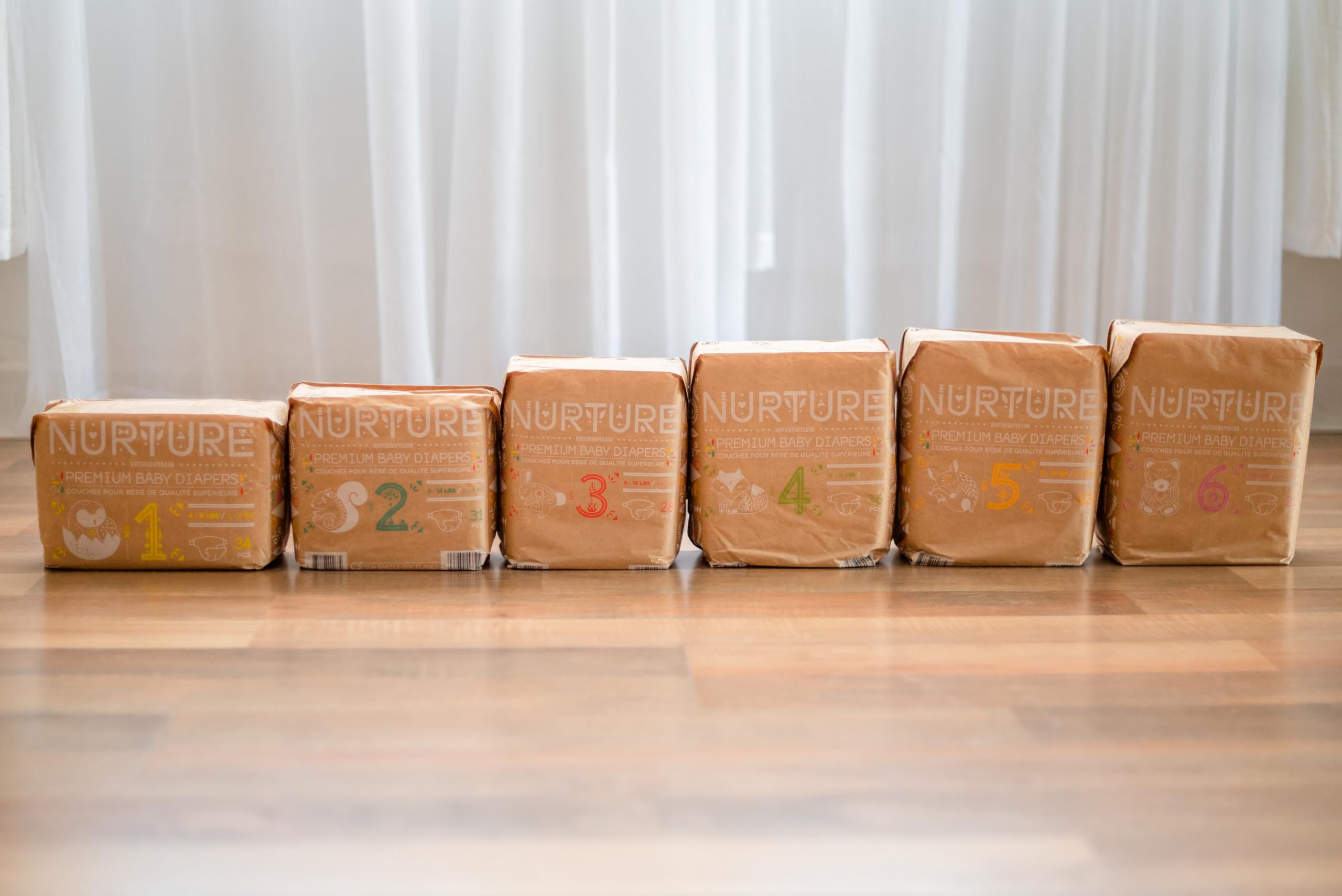 BioBag Diaper Size 1 New Born 4-9 lbs, 2-4 Kg' / Amazon: 'Nurture Diapers by BioBag, Size 1 (4-9 pounds), 102 Premium Quality Baby Diapers, Chemical Free, Ultra Absorbent, Eco Friendly, Hypoallergenic