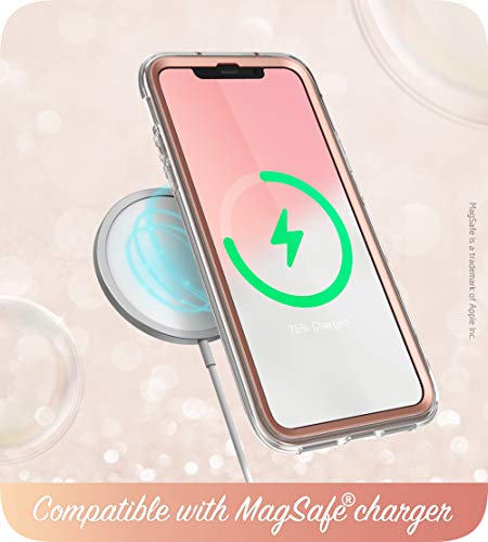 i-Blason Cosmo Series Case for iPhone 12 Pro Max 6.7 inch (2020 Release), Slim Full-Body Stylish Protective Case with Built-in Screen Protector (Marble)