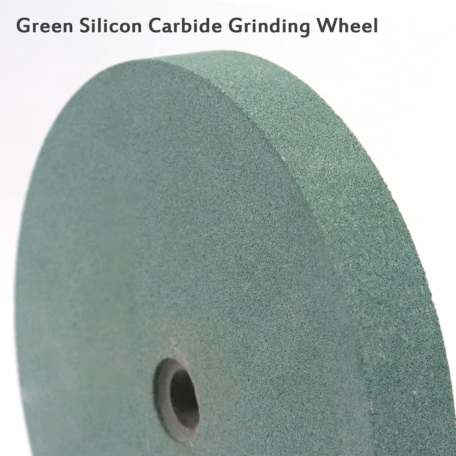 6 Inch Bench Grinder Grinding Wheel & Wire Wheel Brush with 1/2'' Arbor, 120 Grit Silicon Carbide Bench Grinding Wheel for Bench Grinder,for Drill Bits, Blades and Knifes Cleaning Polishing Sharpening