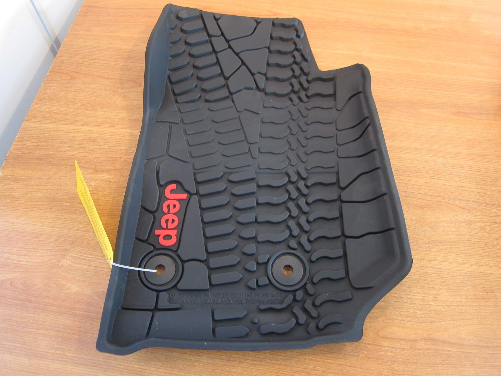 2014-2018 Jeep Wrangler JK Front High Wall All Weather Floor Mats New Mopar OEM