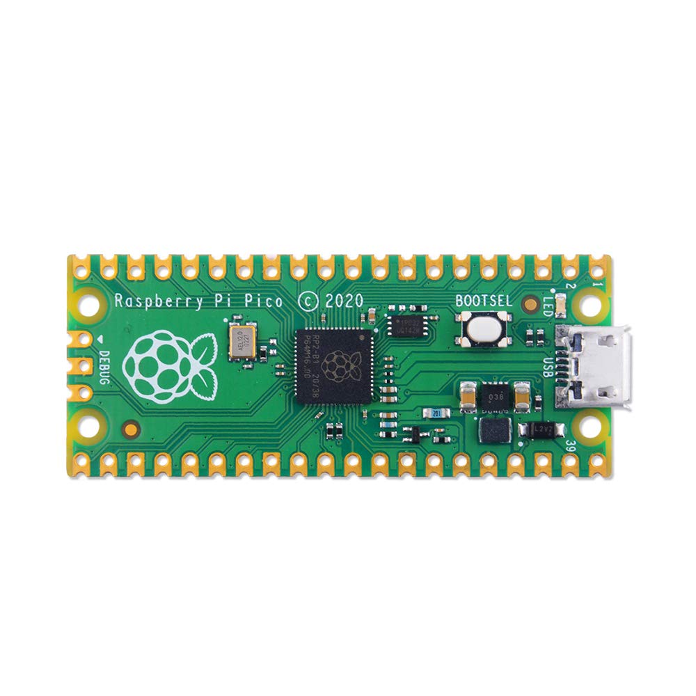 GeeekPi Raspberry Pi Pico Flexible Micro Controller Mini Development Board,Based on The Raspberry Pi RP2040,Dual-Core ARM Cortex M0+ Processor,Running up to 133 MHz, Support C/C++ / Python(3 Pack)