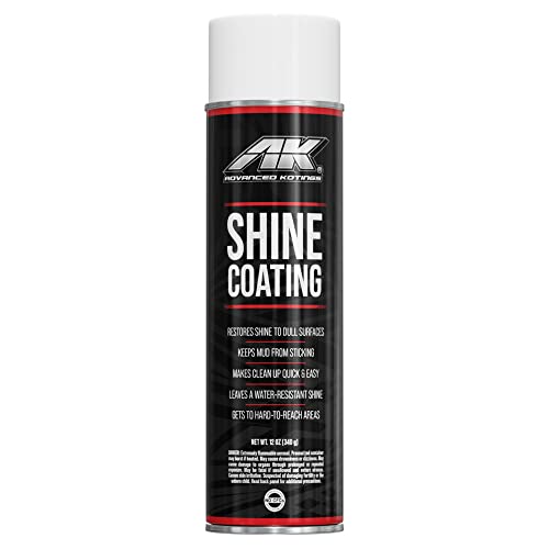 Advanced Kotings High Gloss Shine Coating Spray | Revives Dull Surfaces, UV Protectant, Vinyl, Rubber, Plastic, Easy Off-Road Clean-Up, ATV, UTV, Dirt Bikes Surfaces | Net Weight 12oz - Single Bottle