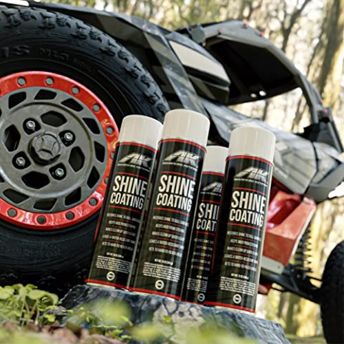 Advanced Kotings High Gloss Shine Coating Spray | Revives Dull Surfaces, UV Protectant, Vinyl, Rubber, Plastic, Easy Off-Road Clean-Up, ATV, UTV, Dirt Bikes Surfaces | Net Weight 12oz - 2 Pack