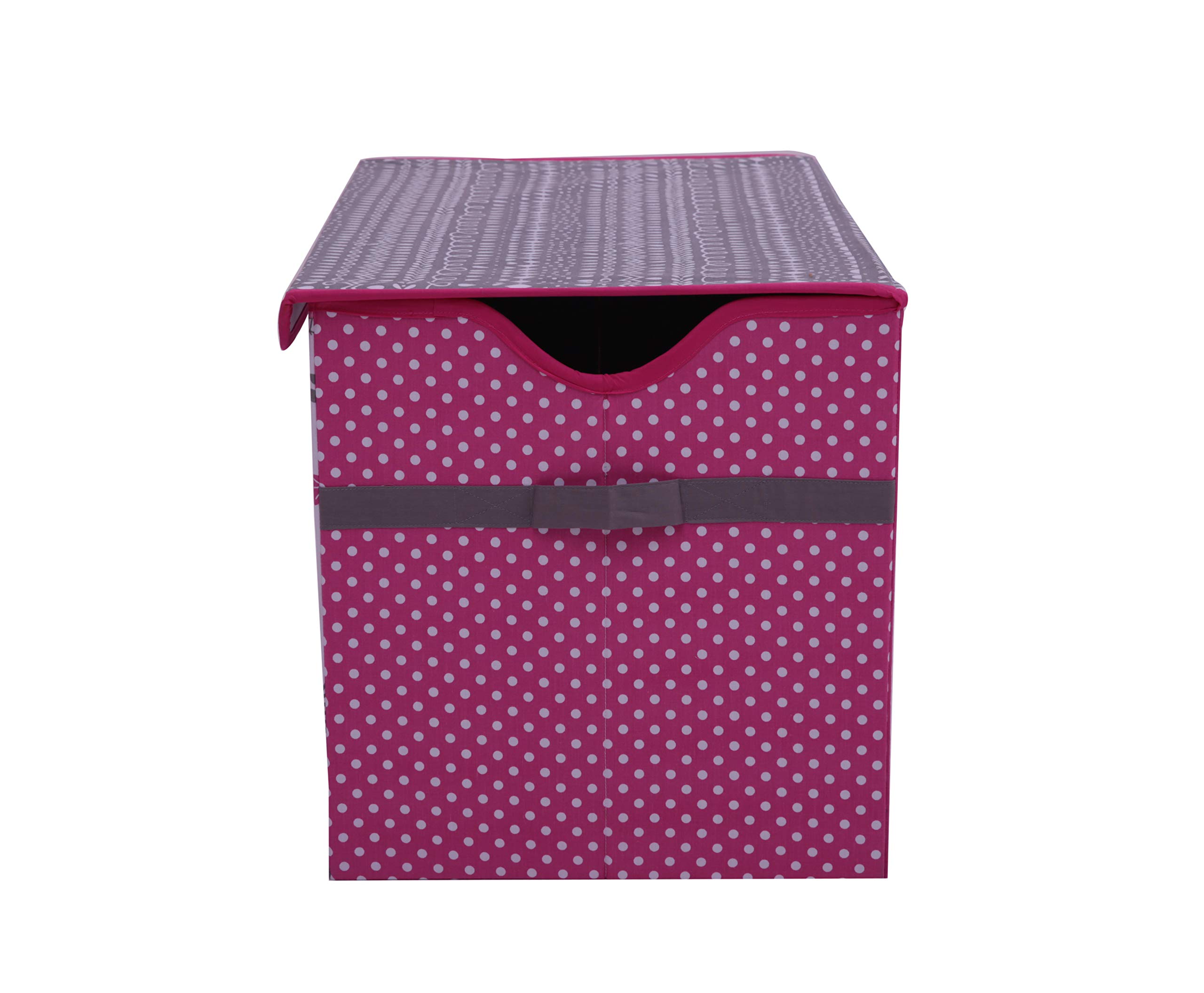 Bacati - Toy Chest Owls in the Woods Pink/Grey