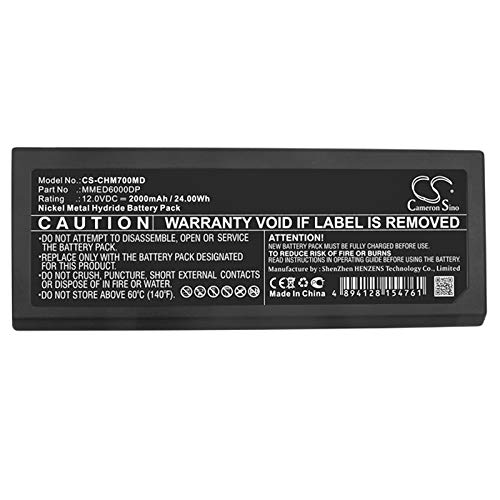 Battery for CHOICEMMED MMED6000DP-M7, MEDCHOICE MMED6000DP-M7, MMED6000DP