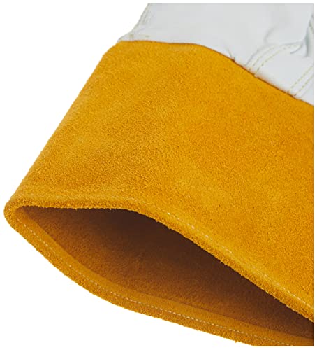 1338M Goatskin Tig Glove4 Cuff-Cd Medium by Tillman (1338 - MEDIUM), White