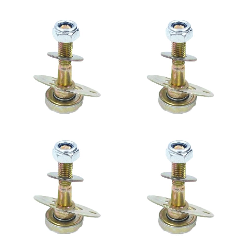 Acxico 4Pcs Rocking Chair Bearing Connecting Piece Rocking Chair Bearing Screws Kits Furniture Connecting Fittings, Metal
