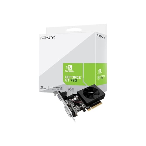 PNY GeForce® GT 730 2GB DDR3 Single Fan Graphics Card
