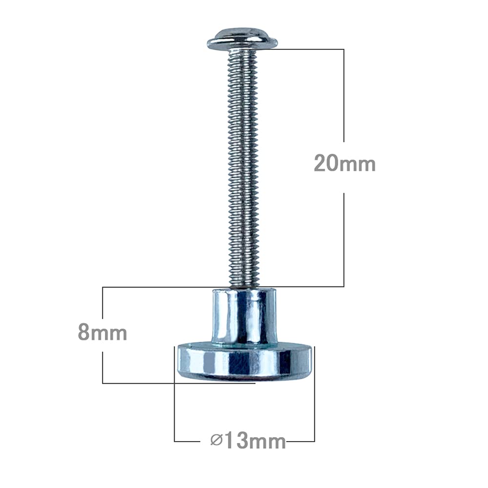 M3 Magnetic Screw Set, Suitable for Fixing 25mm Thickness Cooling Fan on The Surface of Various Electronic Products (10 Pack)
