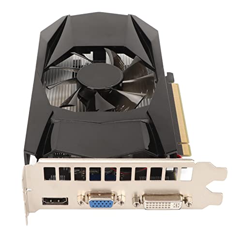 4GB GDDR5 Graphics Card,Computer PC Gaming Video Graphics Card,128bit 1000MHz Core Frequency Supports DirectX 11 PCI Express X16 2.1,Gaming Graphics Card for AMD for Radeon HD 7670