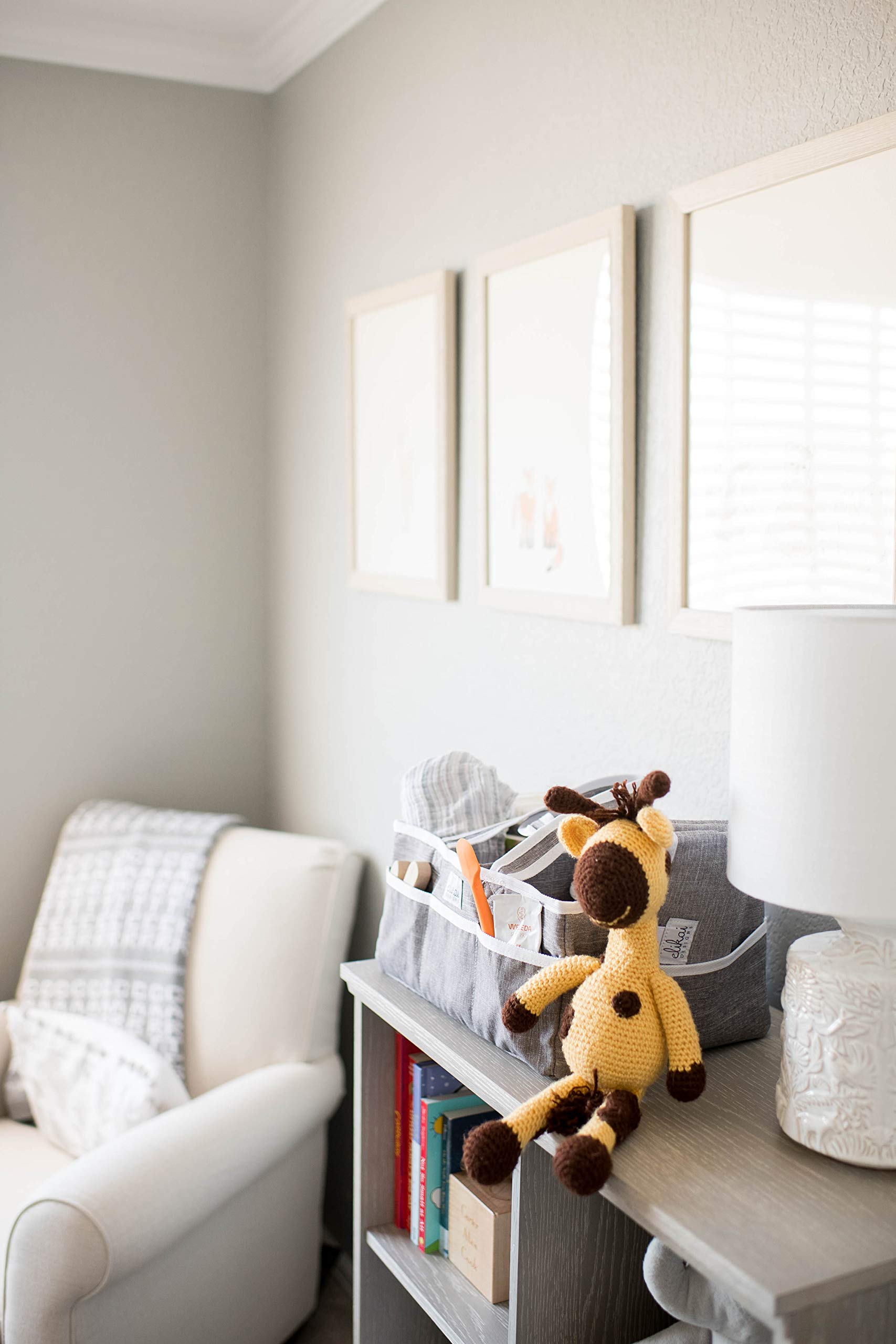 Aeiniweraabbcc XGATML a Baby Diaper Caddy Large Organizer - Cute Design for Nursery and Travel