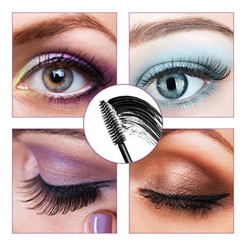 AHIER 20 pcs 4ML Reusable Empty Bottle Tube Container for Eyelash Growth Oil/Mascara with Brush for Home and Travel (20p)