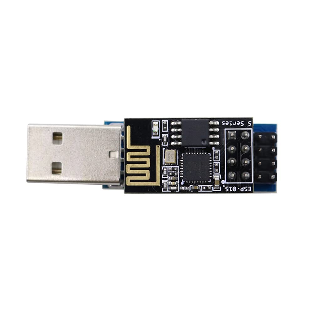 Wishiot ESP Prog V1.0 USB to ESP8266 CH340C ESP-01 ESP-01S 4MB Module Prog WiFi Programmer Downloader with Reset Auto-Download Circuit
