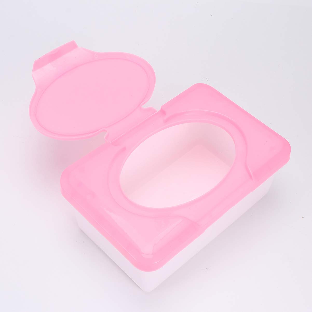 EXCEART 2pcs Diaper Wipes Dispenser Baby Wipes Holder Case Wet Tissue Box Container Desktop Organizer for Office Home Portable Wipes Dispenser