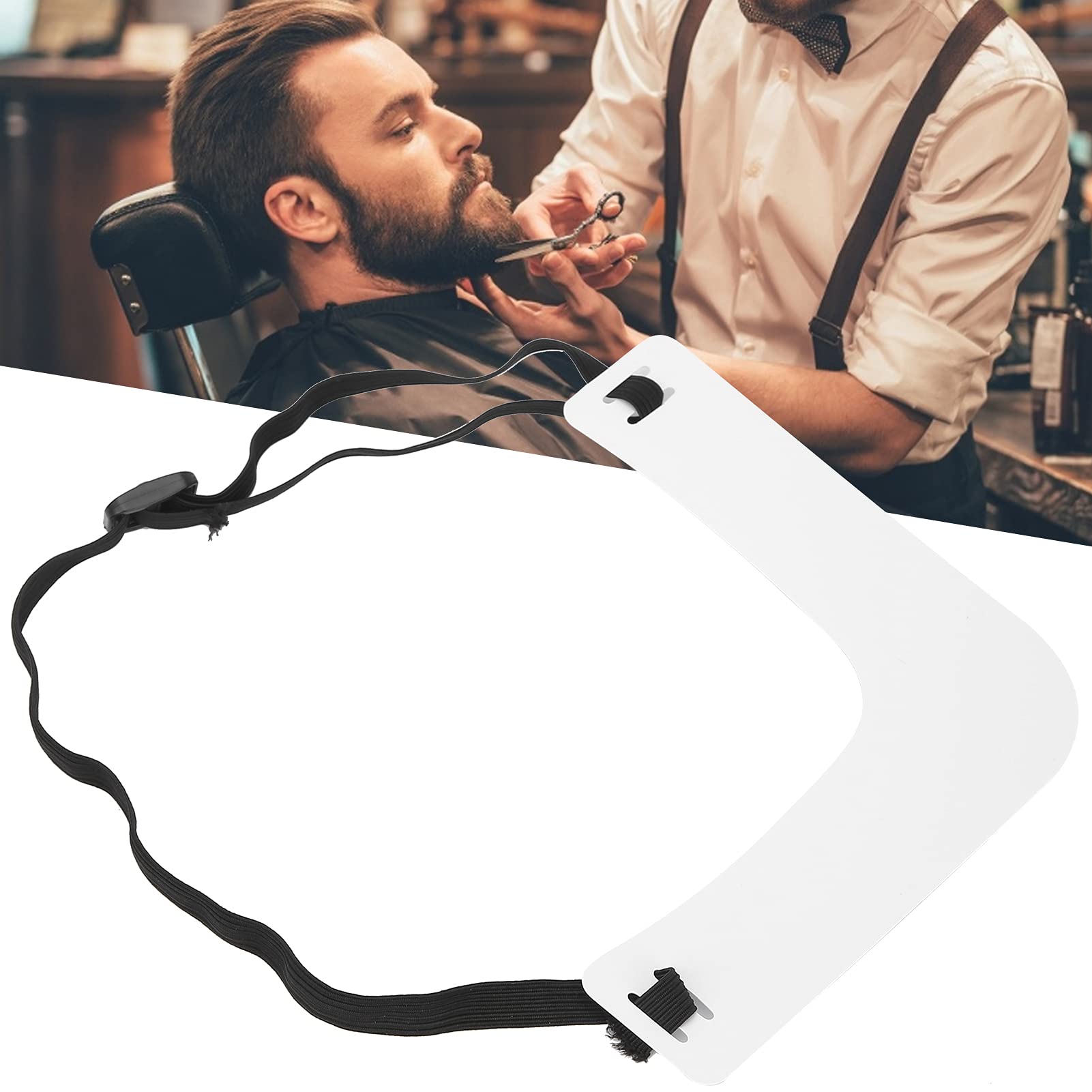 Beard stencils beard grooming beard stencil, men beard shaper plastic mustache cutout trim guide shaper beard shaping tool, neck and sideburns beard stencil styling beard template