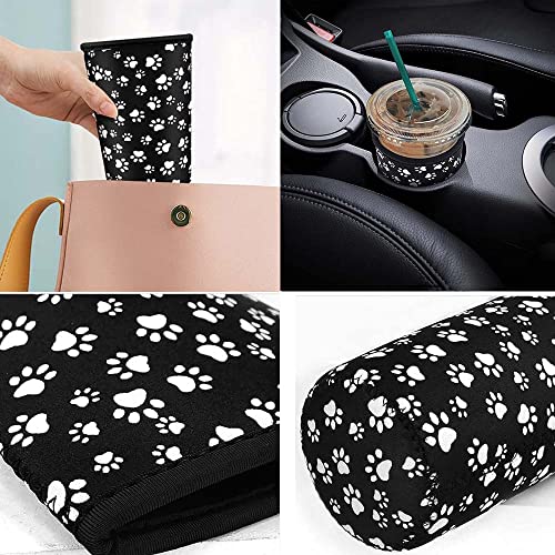 3 Pack Reusable Iced Coffee Sleeves, Jahomieo Insulator Sleeve for Cold Beverages, Neoprene Drink Sleeve Cup Holder for Starbucks Coffee, McDonalds, Dunkin Coffee,More