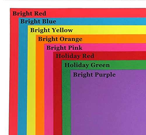 65lb Cover Cardstock Paper - 8.5 x 11 inch - 25 Sheets (Holiday Green)