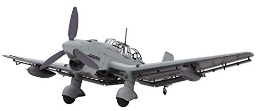 Airfix Junkers Ju87R-2/B-2 Stuka 1:48 WWII Military Aviation Plastic Model Kit A07115, Red