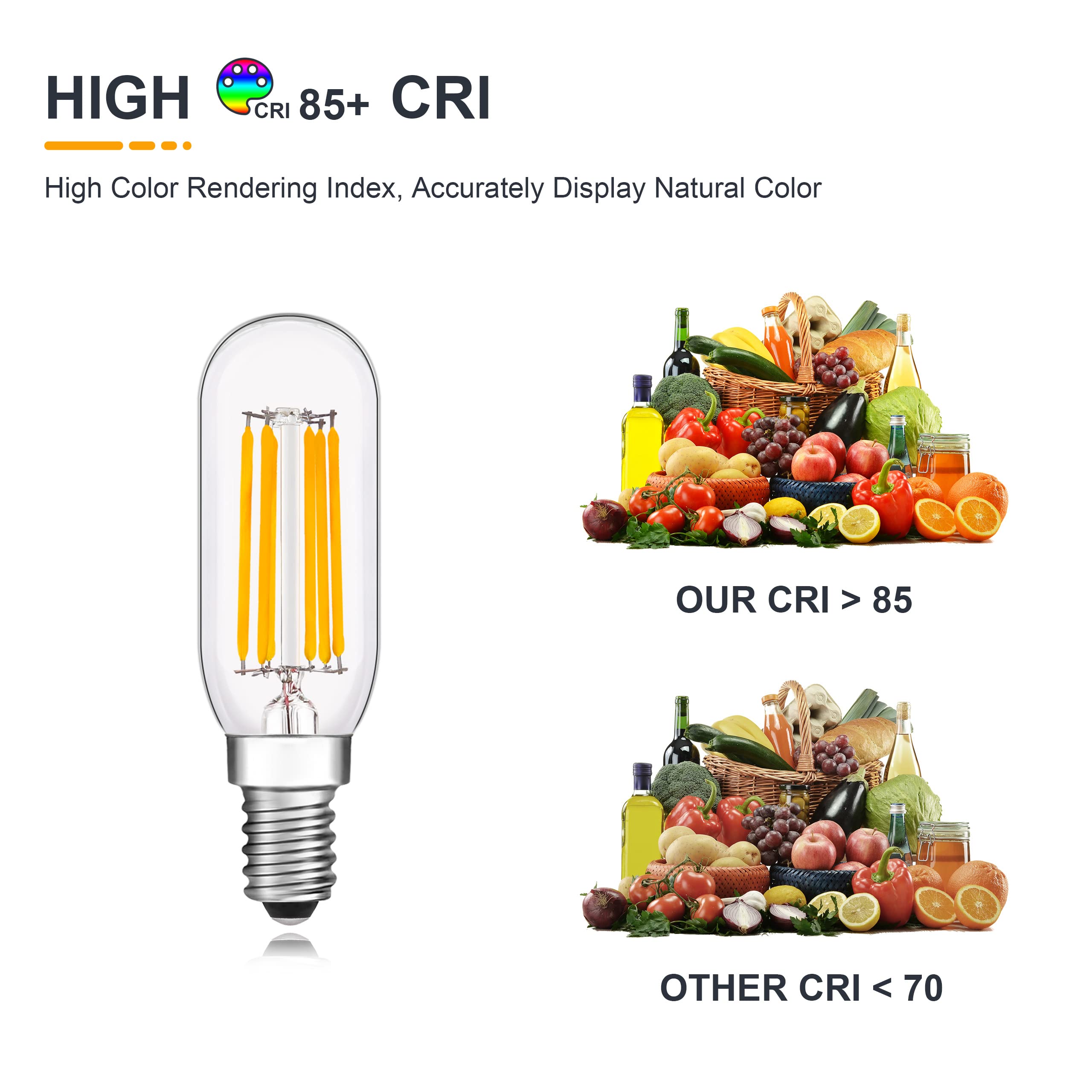 12 Volt Light Bulb 12V LED Bulbs A19 4W 2700K Warm White E26 Low Voltage Lamp 400lm (40Watt Equivalent) 24V 24Volt for RV Camper Marine,Solar Battery System Lighting,Pack of 2,A60-12V-4W-27K