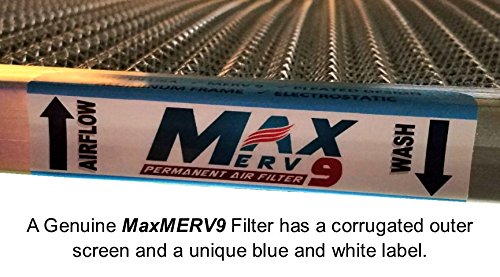 20x30x1 ALLERGY MAGNET WASHABLE FILTER - Highest MERV Rating in Permanent Electrostatic Furnace A/C Filters - Lifetime Warranty