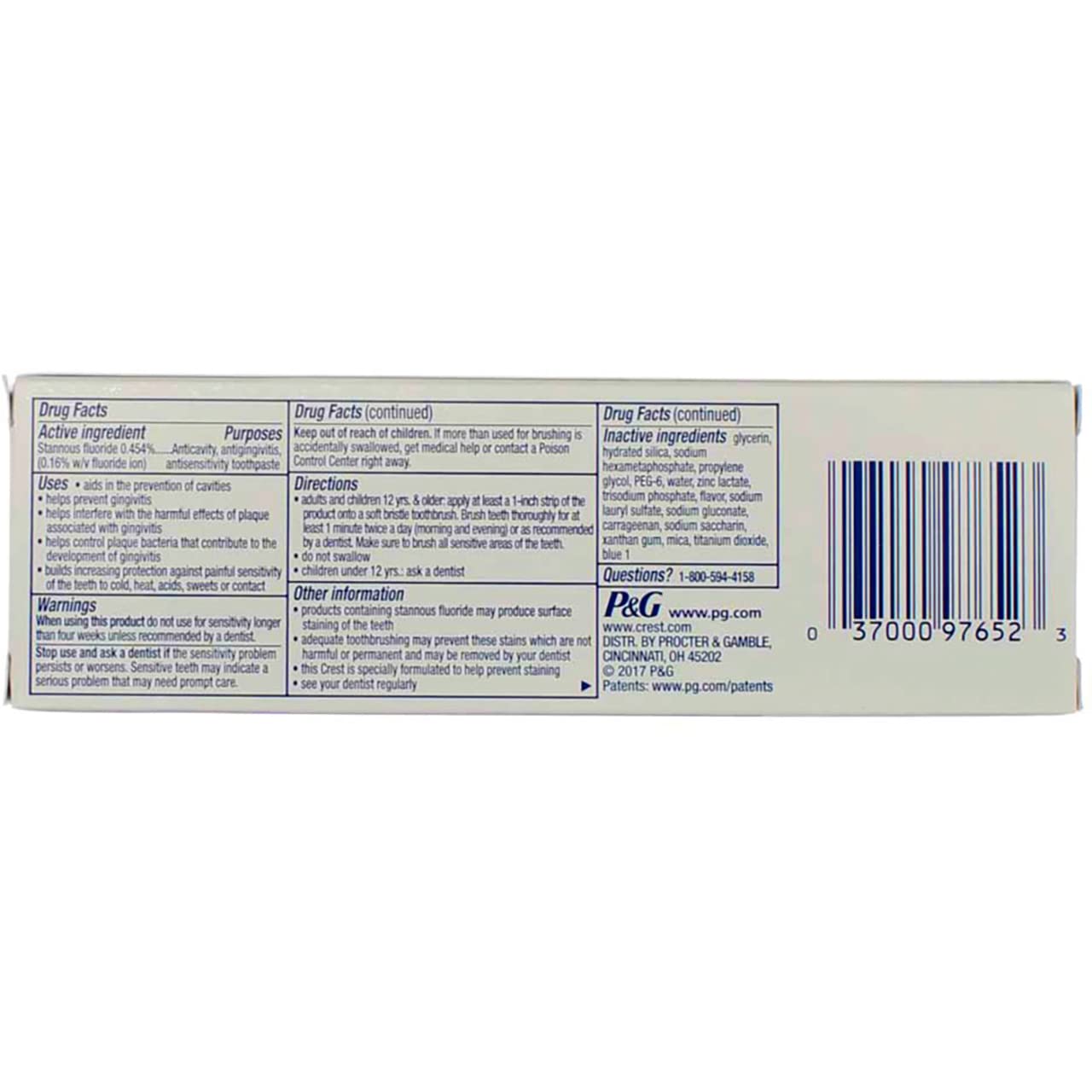 Crest Pro-Health Advanced Whitening Power Toothpaste, 3.5 oz
