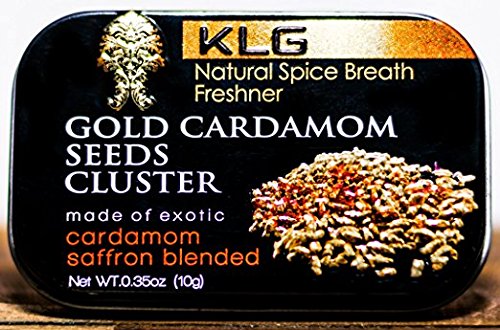 4pk Gold Cardamom Seeds Cluster 10 Gram Natural Spice Breath Freshener