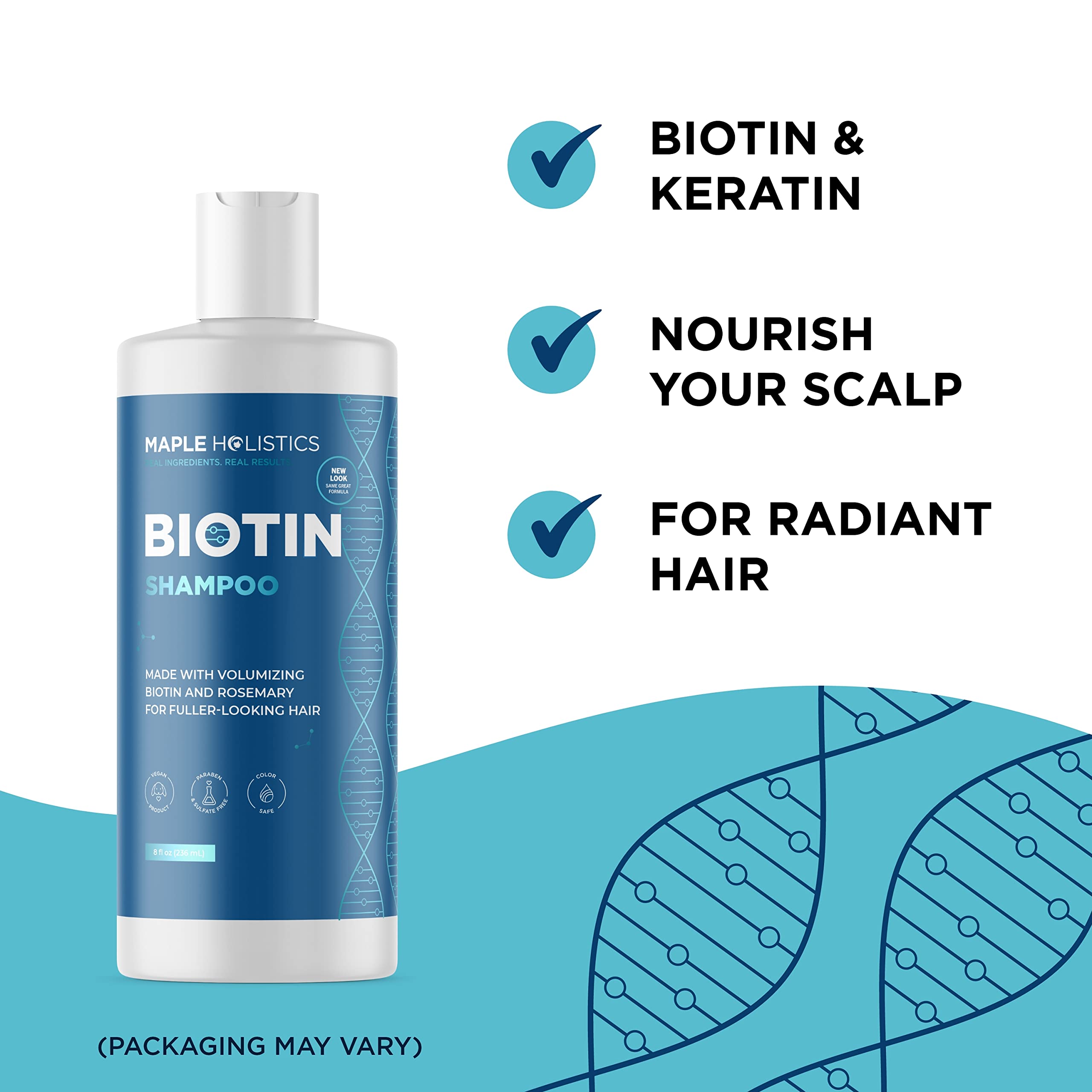 Biotin Shampoo and Conditioner for Thinning Hair and Volume - Hair Volumizing for Men and Women - Thickening Shampoo and Conditioner for Fine Hair