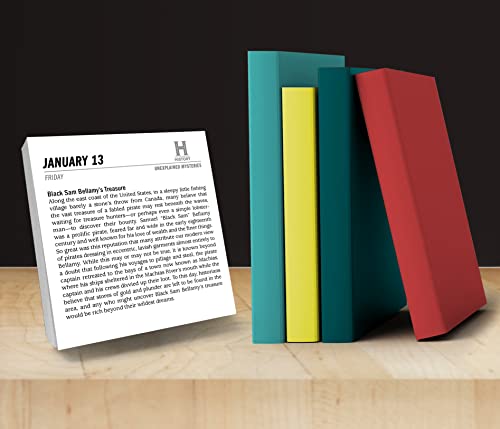 2023 History Channel Unexplained Mysteries Boxed Calendar: Inexplicable Events, Strange Disappearances, Baffling Phenomena (Daily Desk Gift for True Crime Fans)