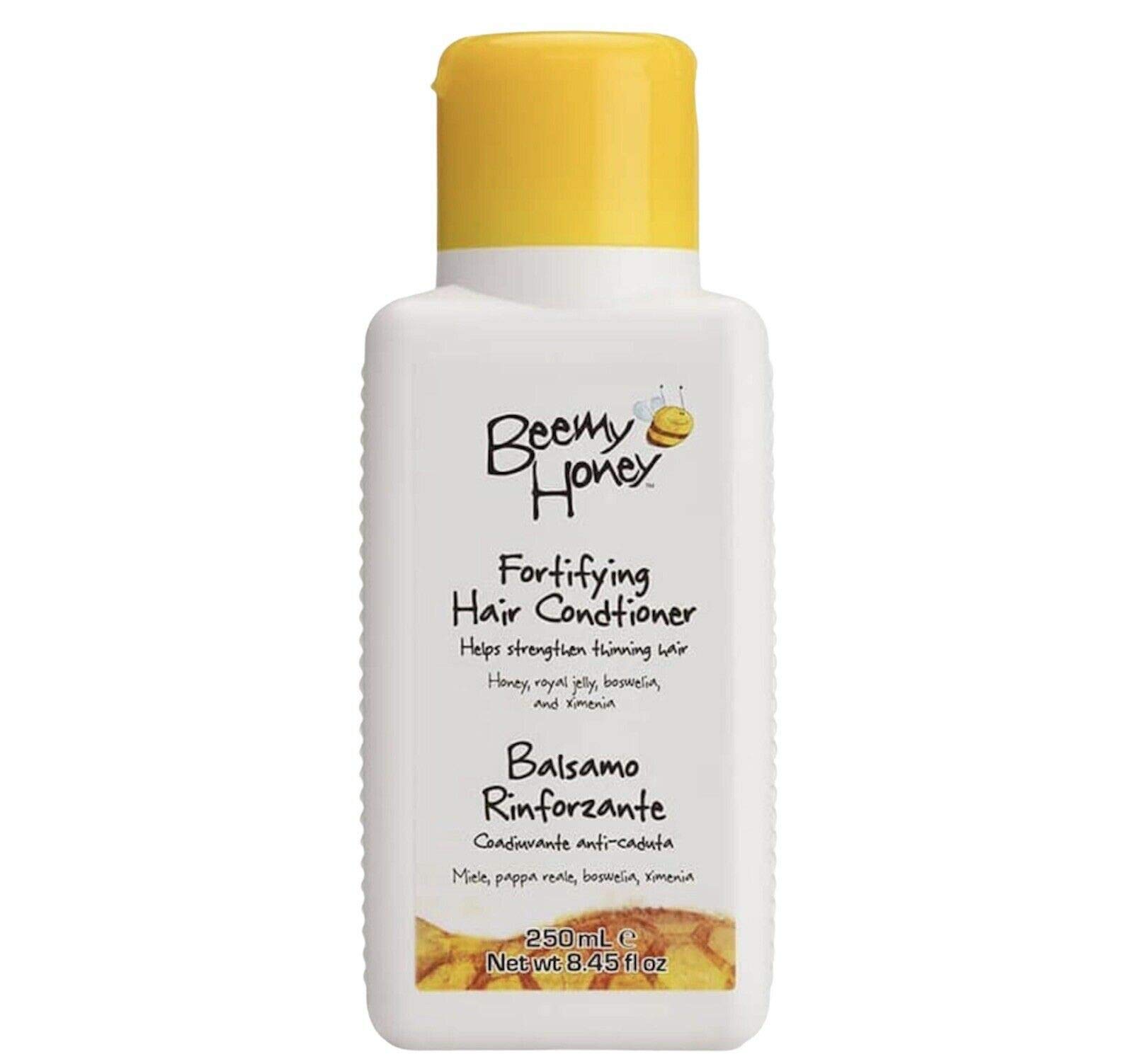 BeeMy Honey Fortifying Shampoo & Conditioner Set, 8.45 oz each, Made in Italy, Hypoallergenic