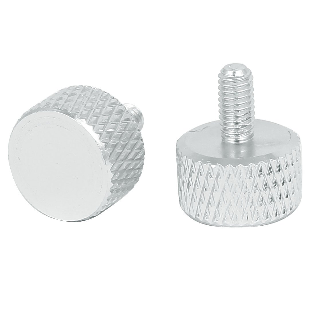 Aexit Computer PC Cleaning & Repair Graphics Card Knurled Thumb Screws Silver Tone Computer Screws M3x6mm 10pcs