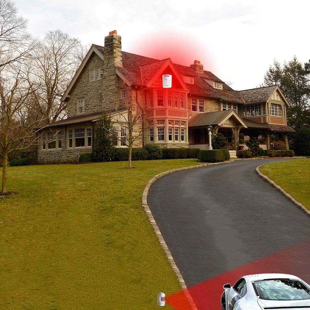 4VWIN driveway alarm provides a convenient and economic way to alert you the moment when someone is approaching your home