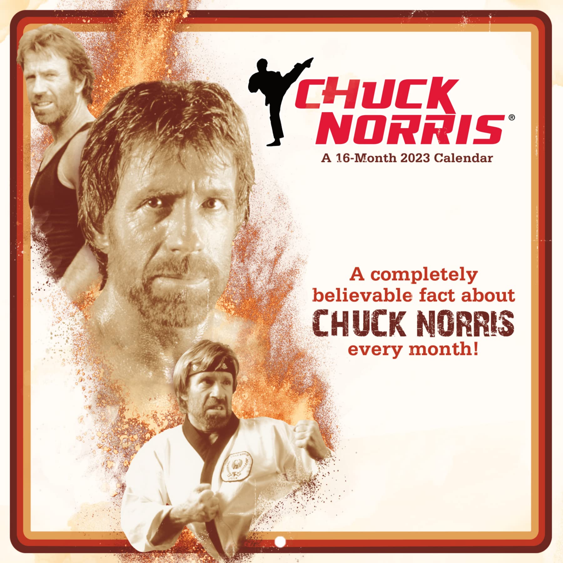 2023 Chuck Norris Wall Calendar