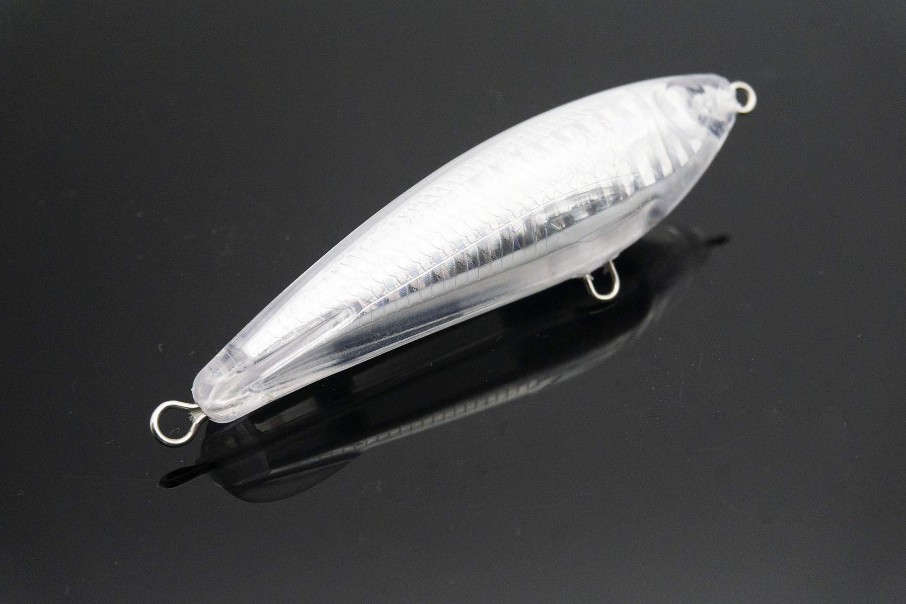 10pcs Unpainted Pencil Bait Fishing Lure Body 85mm10.2g Blank Hard Lure 8300# Free Eye