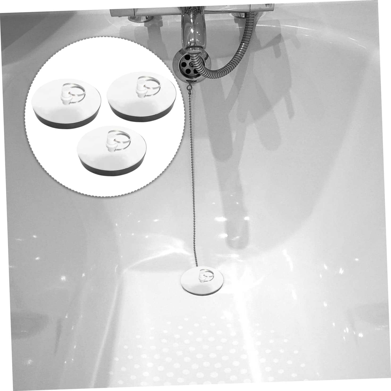 24 Pcs Sink Stopper Kitchen Sink Cover Sink Seal Plug Bathtub Stopper Water Sink Plug Hotel Bathtub Clog Tool Bathroom Clog Accessories Water Stopper Drain Bath Plug Bath Tub Plug