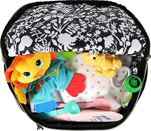 Dabney Lee Unisex Baby Fiona Backpack Diaper Bag, Black