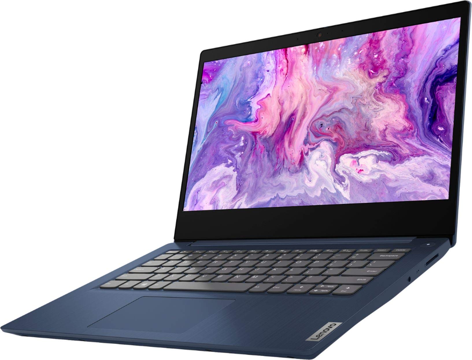 Lenovo 2020 IdeaPad 3 Laptop, 14" Full HD Screen, AMD Ryzen 3 3250U Processor, Webcam, HDMI, Wi-Fi, Bluetooth, Online Class, Windows 10 Home, KKE Bundle, Blue (12GB RAM | 1TB HDD)