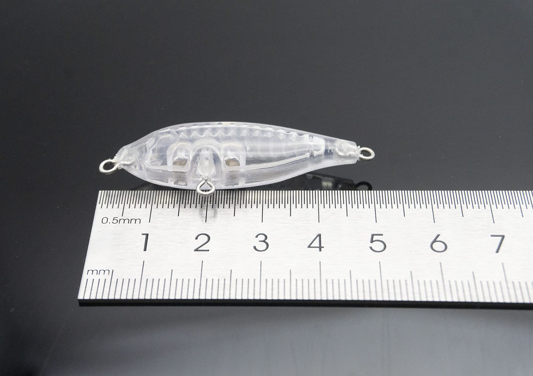 10PCS Unpainted Lure Blanks 2.64g 5cm with Special Eye Fishing Eye Crankbait Simulation Blank Body Clear Hard Baits Trout Salmon Minnow Lure Popper Lures Topwater Freshwater 8267 Special Eye
